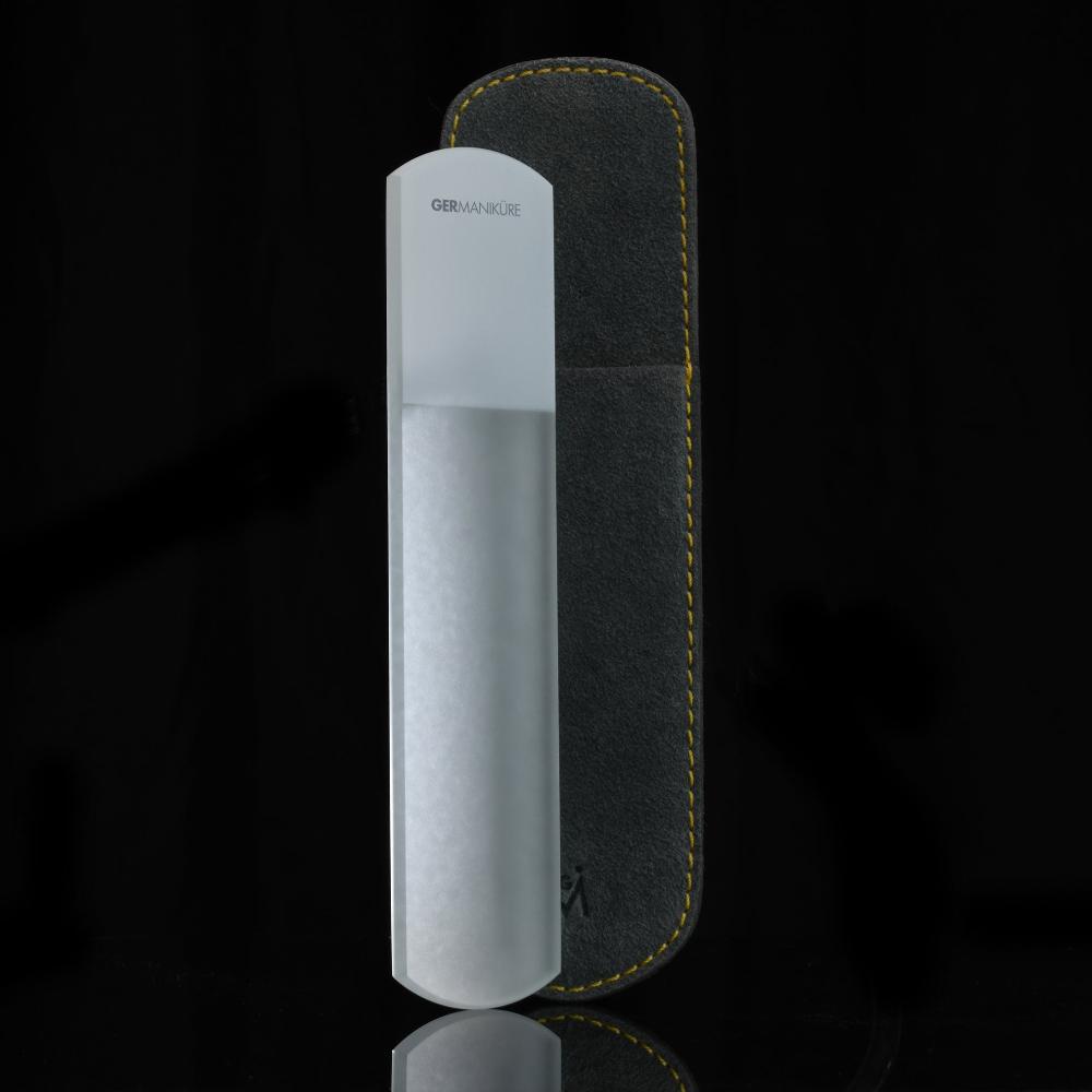 Dual Texture Pedicure Bar Genuine Czech Crystal Glass Foot File Rasp i ...